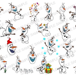 Olaf SVG Frozen SVG Olaf Clipart Olaf Silhouette Olaf Cut - Etsy
