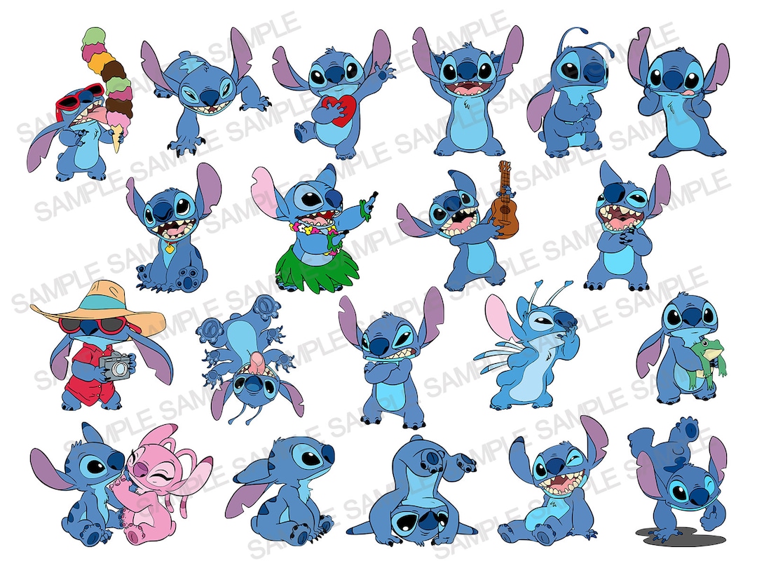 Stitch SVG Stitch PNG Stitch Clipart Stitch Silhouette - Etsy