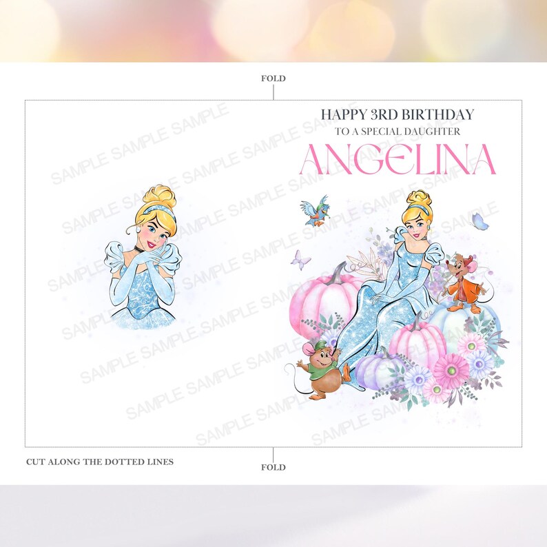 Happy 3rd Birthday to a Special Daughter, Princess Cinderella ...