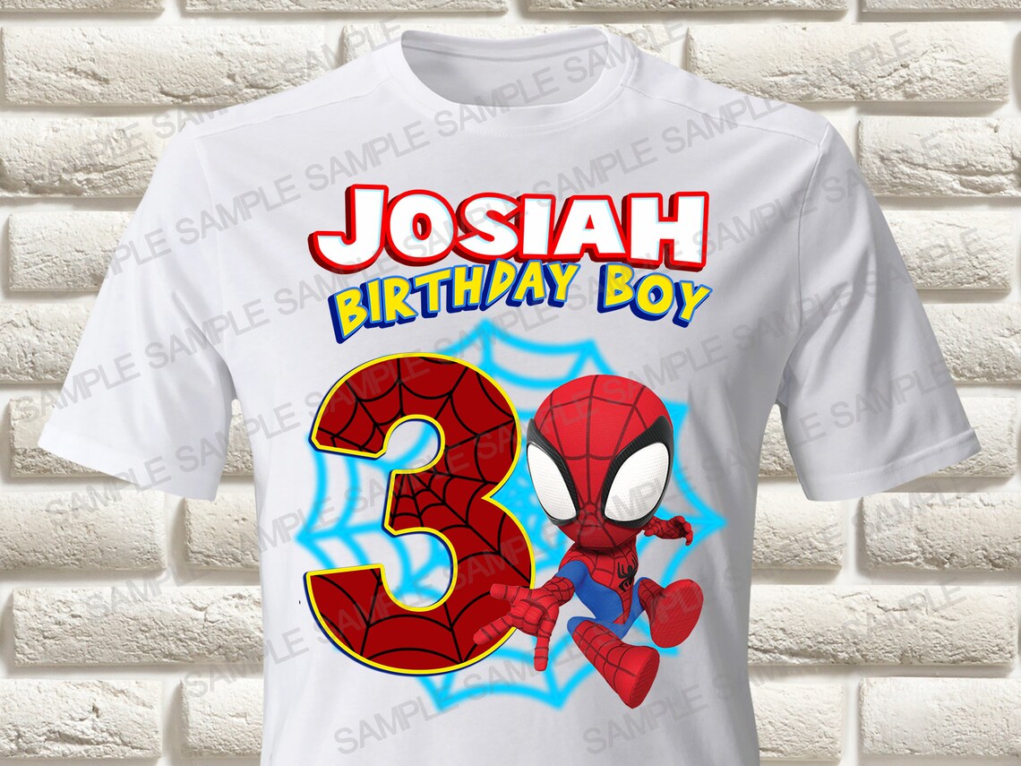 Spidey and His Amazing Friends Iron on Transfer Spider Man - Etsy