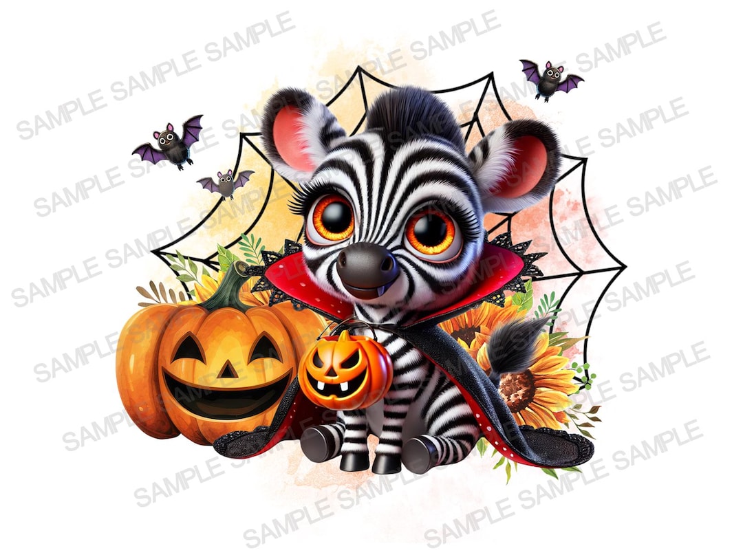 Halloween Baby Zebra Png Zebra Clipart Cute Zebra Halloween Zoo Animals ...