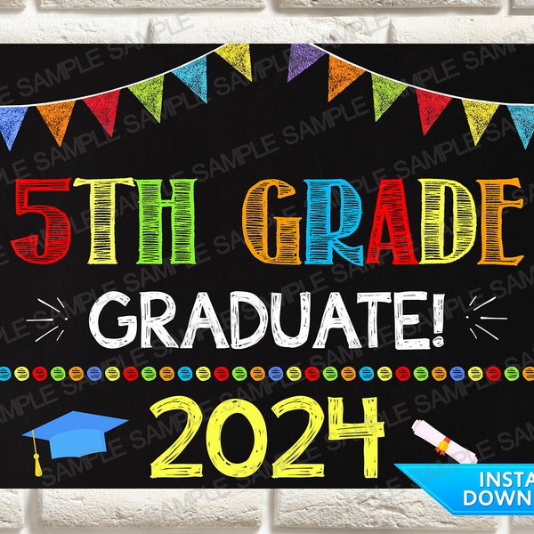 5th Grade Graduation Yard Sign - Etsy