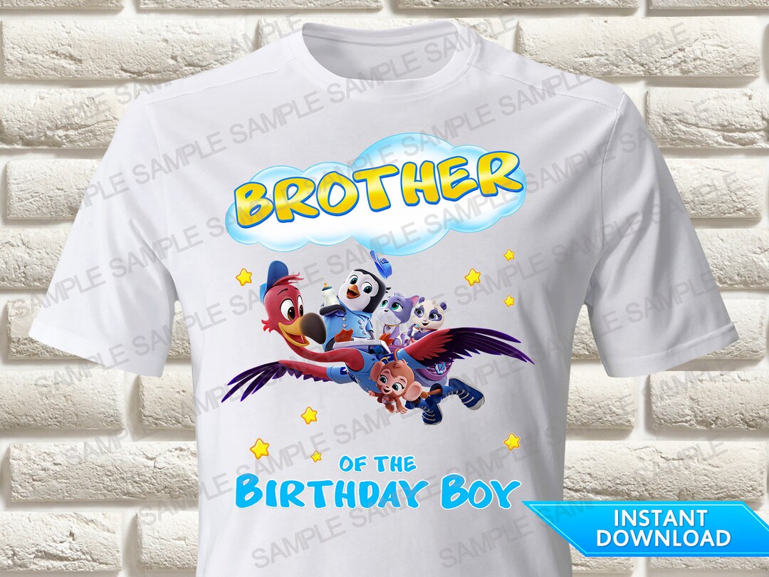 Tots Brother of the Birthday Boy Iron on Transfer, Tots Iron on ...