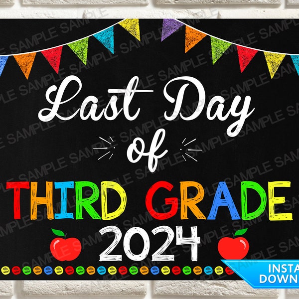 3rd Grade Sign - Etsy