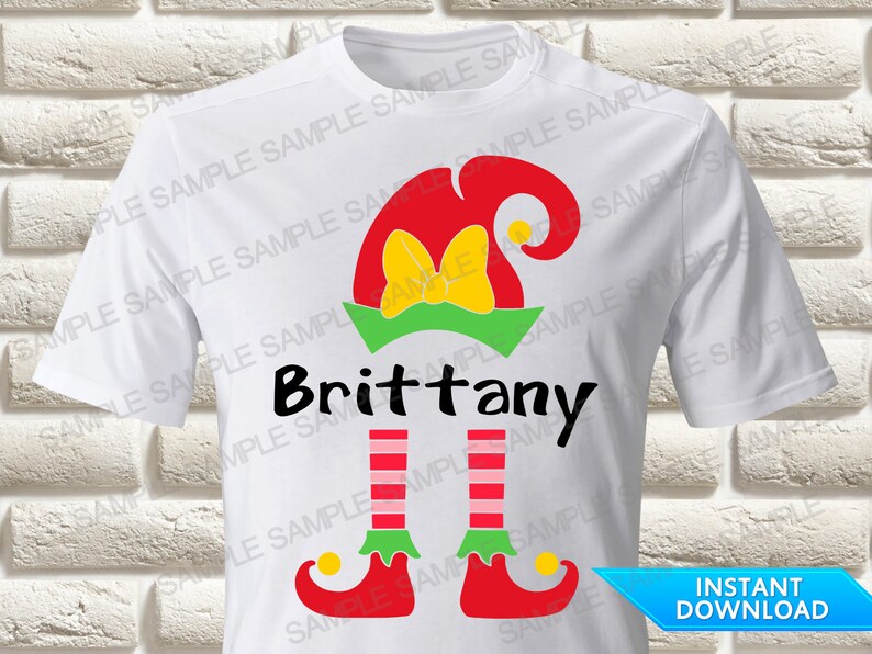 Elf SVG File Christmas SVG File Elf Christmas SVG Santa Svg | Etsy