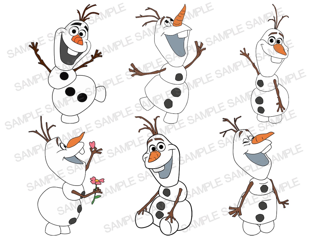 Olaf SVG, Frozen SVG, Olaf Clipart, Olaf Silhouette, Olaf Cut Files ...