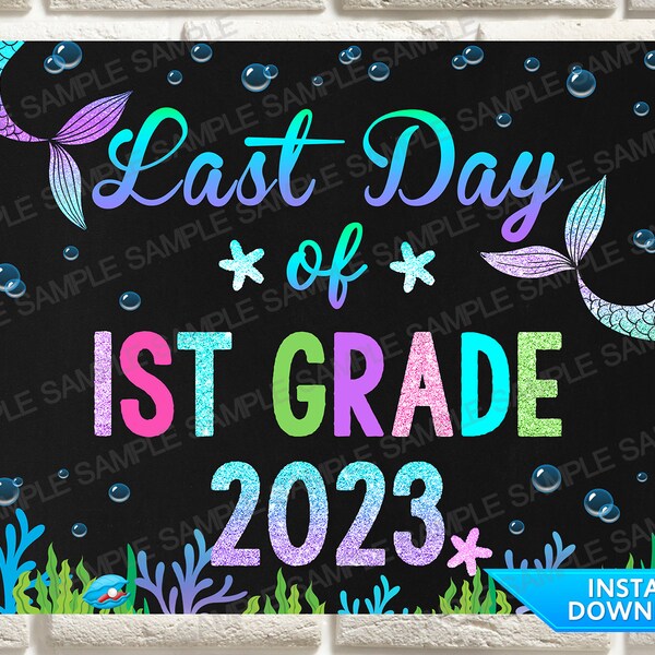 Last Day of 1st Grade - Etsy