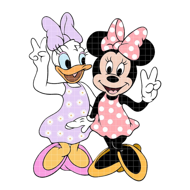 Mini and Daisy Party Svg - Etsy UK