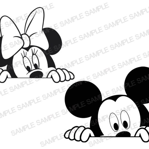 Peeking SVG Cricut Svg Clipart Layered SVG Files for - Etsy