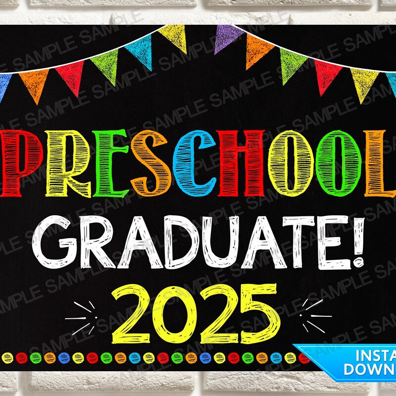 Preschool Sign - Etsy