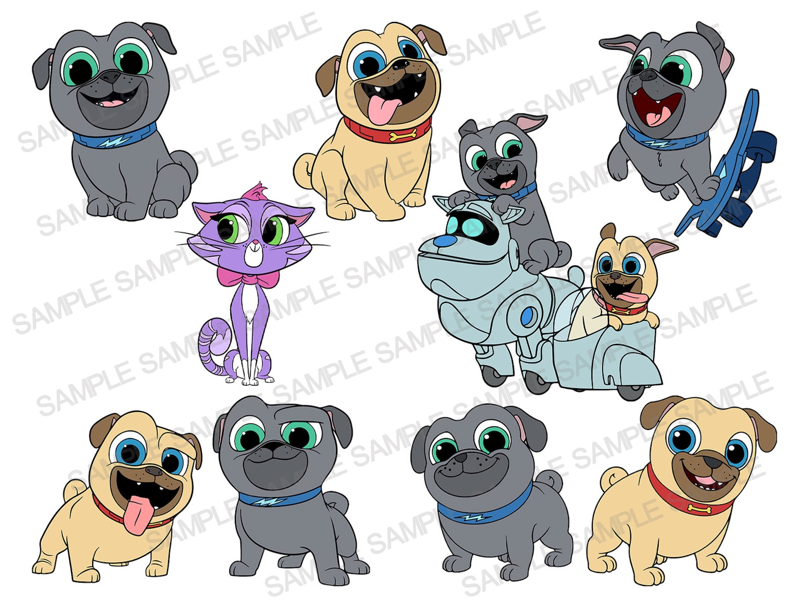 Puppy Dog Pals SVG Puppy Dog SVG File Puppy Dog Pals Clipart - Etsy