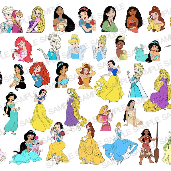 Princess Svg - Etsy