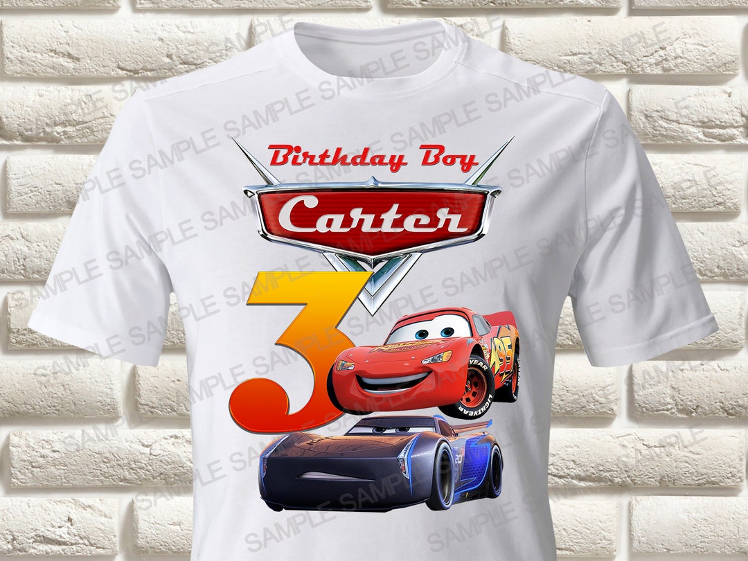 Cars Iron on Transfer, Cars Birthday Boy Iron on Transfer, Cars ...