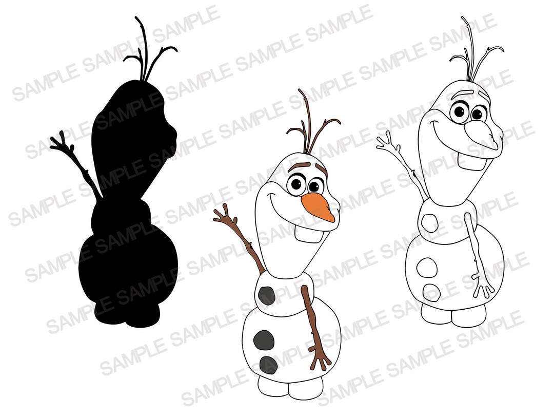 Olaf SVG, Frozen SVG, Olaf Clipart, Olaf Silhouette, Olaf Cut Files ...