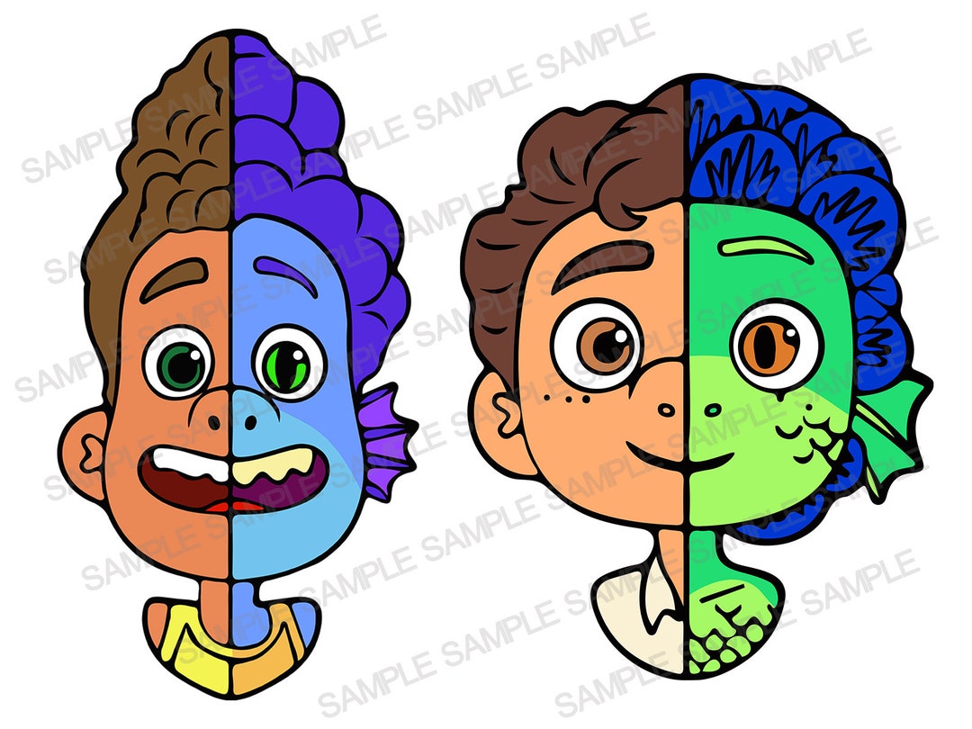 Luca SVG, Luca PNG, Iron on Transfer, Luca Clipart, Luca T-shirt, Luca ...