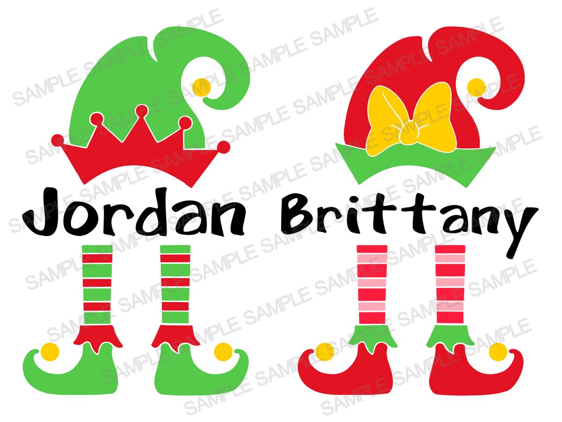 Elf SVG File Christmas SVG File Elf Christmas SVG Santa Svg | Etsy