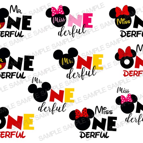 One SVG Onederful SVG Cricut Svg Clipart Layered SVG - Etsy