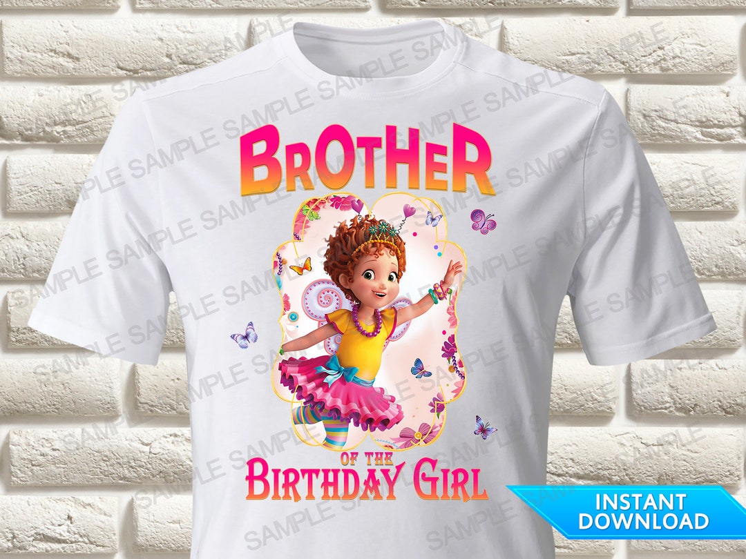 Fancy Nancy Brother of the Birthday Girl Iron on Transfer, Fancy Nancy ...