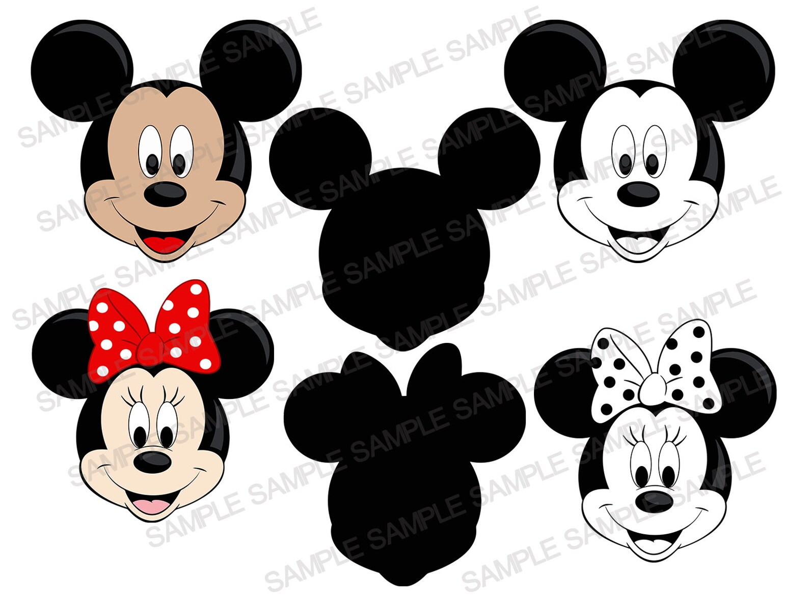 Head SVG Cricut Svg Clipart Layered SVG Files for Cricut - Etsy