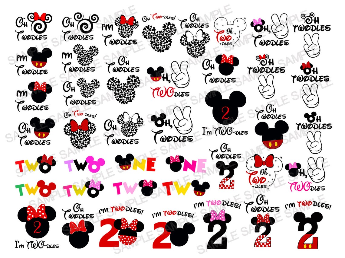 Oh Twodles SVG One SVG Head SVG Cricut Svg Clipart Layered Svg Bundle ...