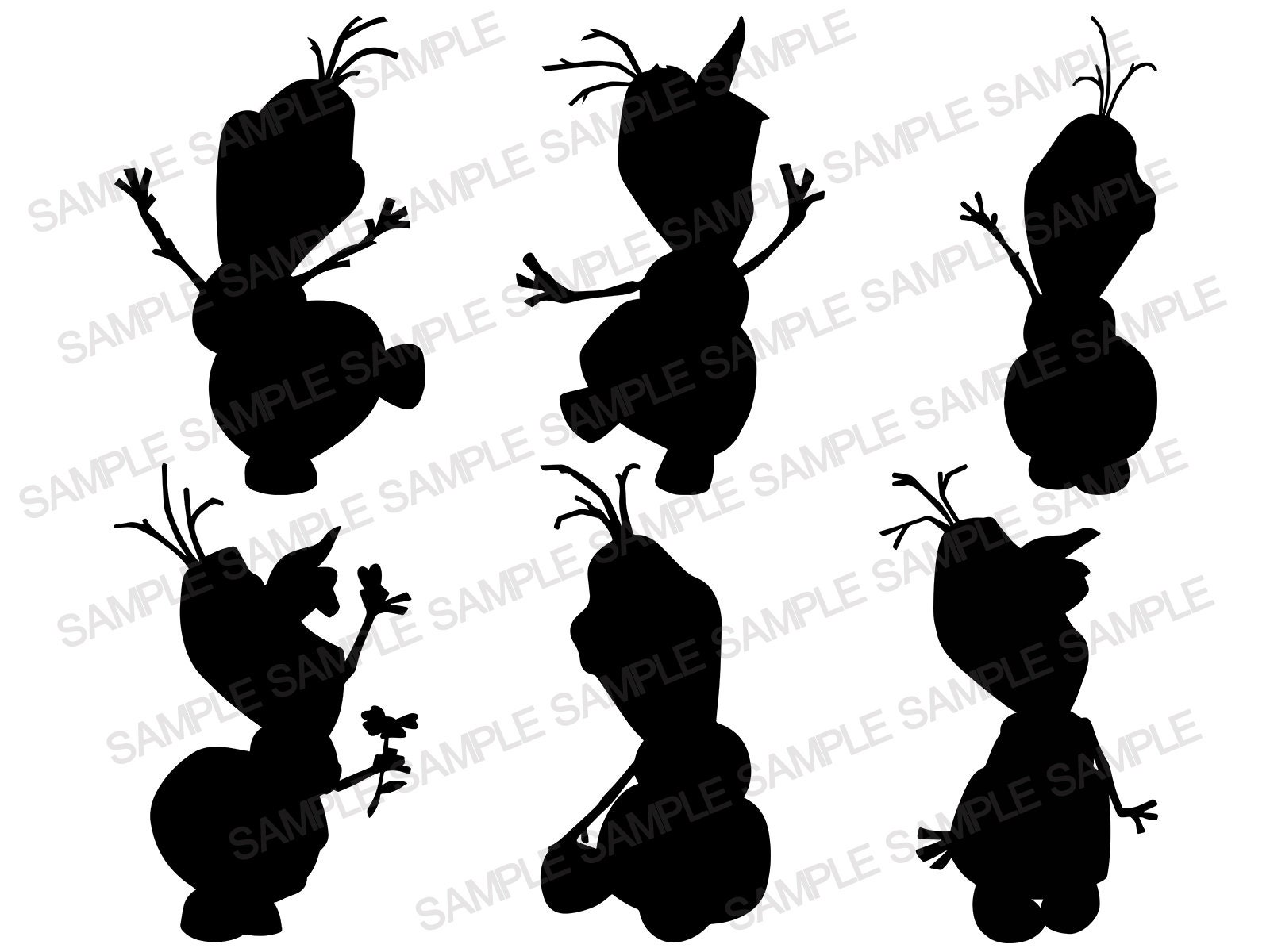Olaf SVG, Frozen SVG, Olaf SVG File, Olaf Clipart, Olaf Silhouette ...