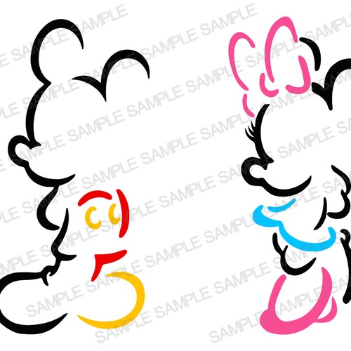 Silhouette Svg Cricut Svg Clipart Layered SVG Files for - Etsy