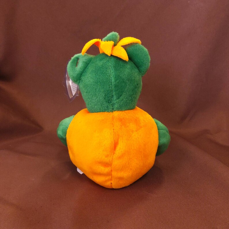 TY Beanie Baby tricky the Halloween Pumpkin Bear. - Etsy