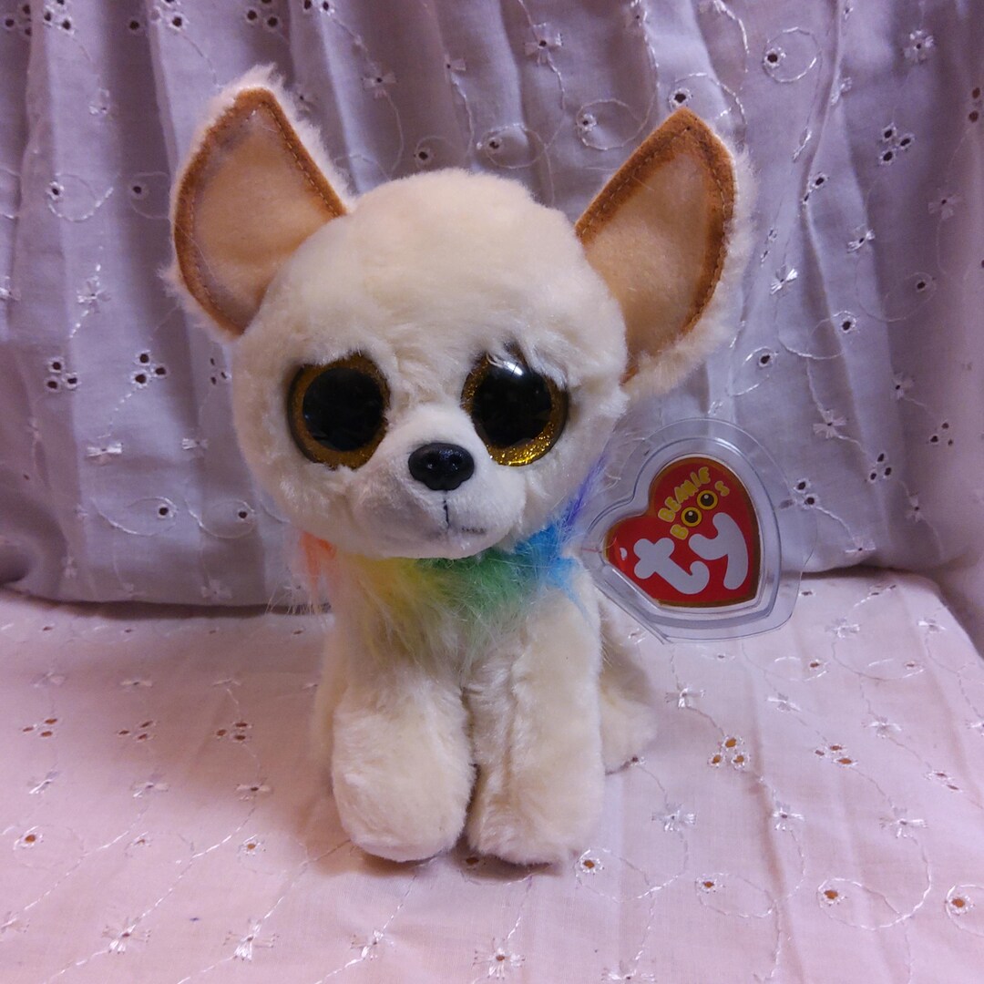 TY Beanie Boos "chewey" the Chihuahua Dog. New, Never Played With ...