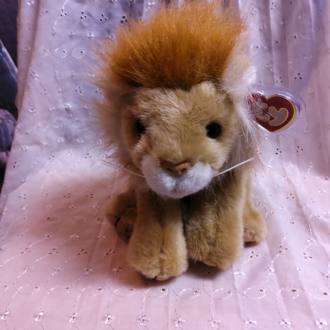 TY Classic Plush sahara the Lion. New, Never Played With. Stored in a ...