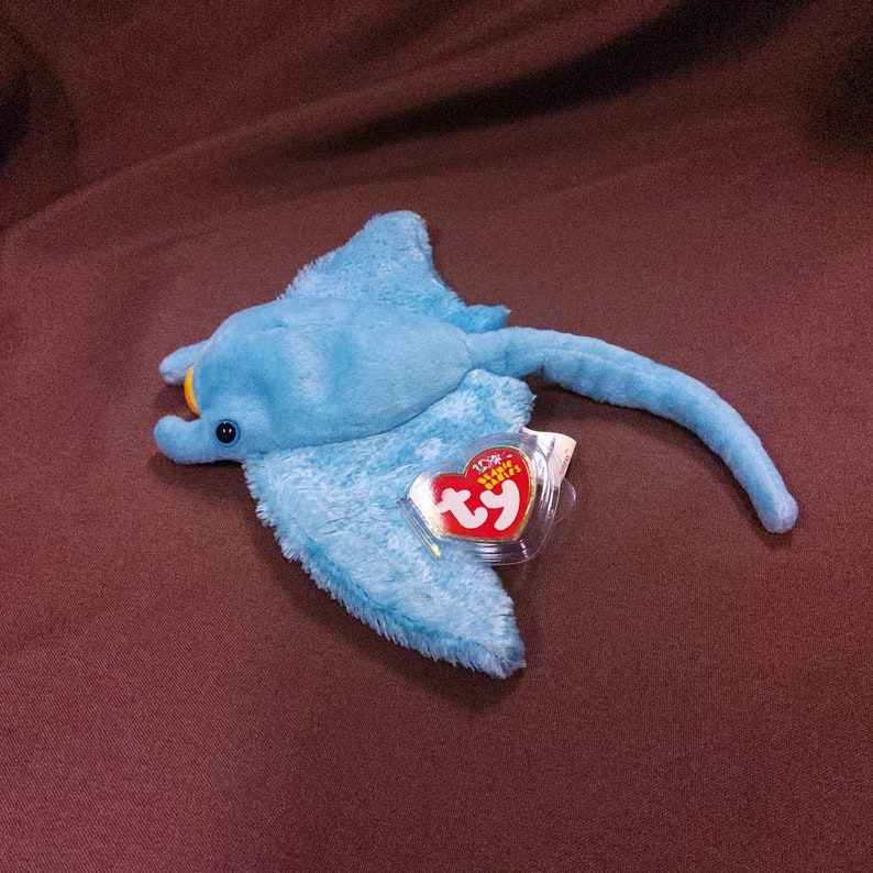 TY Beanie Baby "sunray" the Manta Ray. New, Never Played With. Stored ...