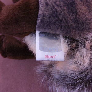 TY Beanie Baby howl the Wolf. New, Never Played With. Stored in a Smoke ...