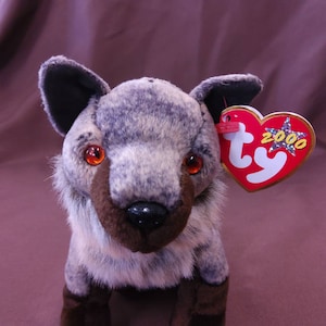 TY Beanie Baby "howl" the Wolf. New, Never Played With. Stored in a ...