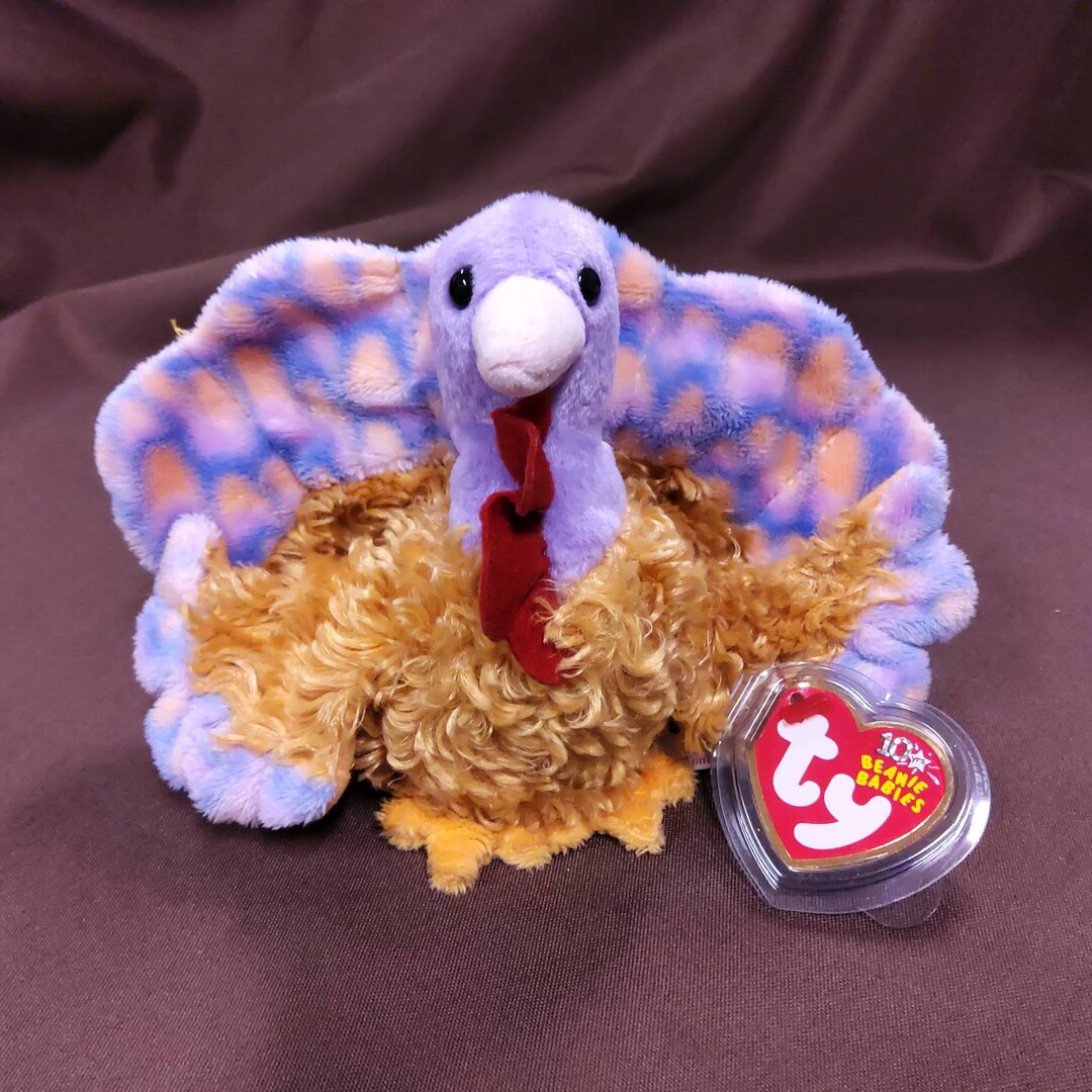 TY Beanie Baby "tommy" the Turkey. New, Never Played With. Stored in a ...