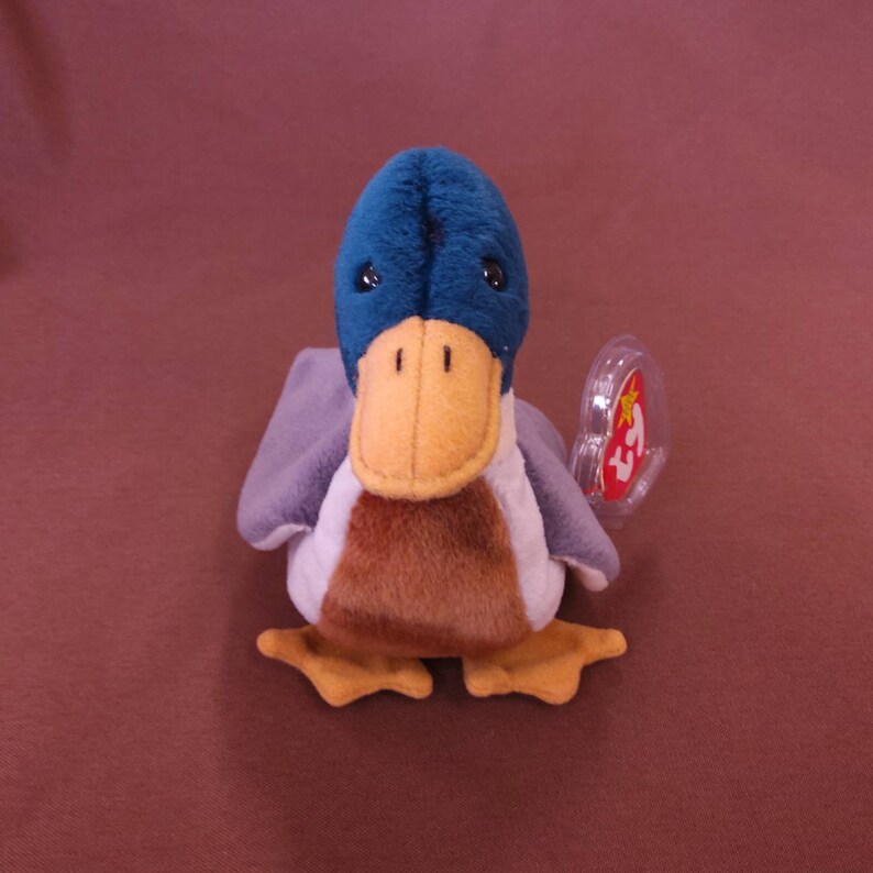 TY Beanie Baby "jake" the Mallard Duck. New, Never Played With. Stored ...