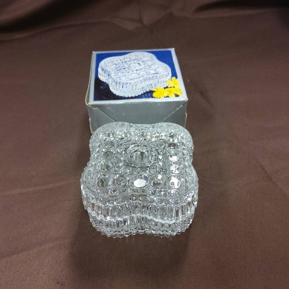 Crystal Trinket Box Made in Romania. Comes in the Original | Etsy