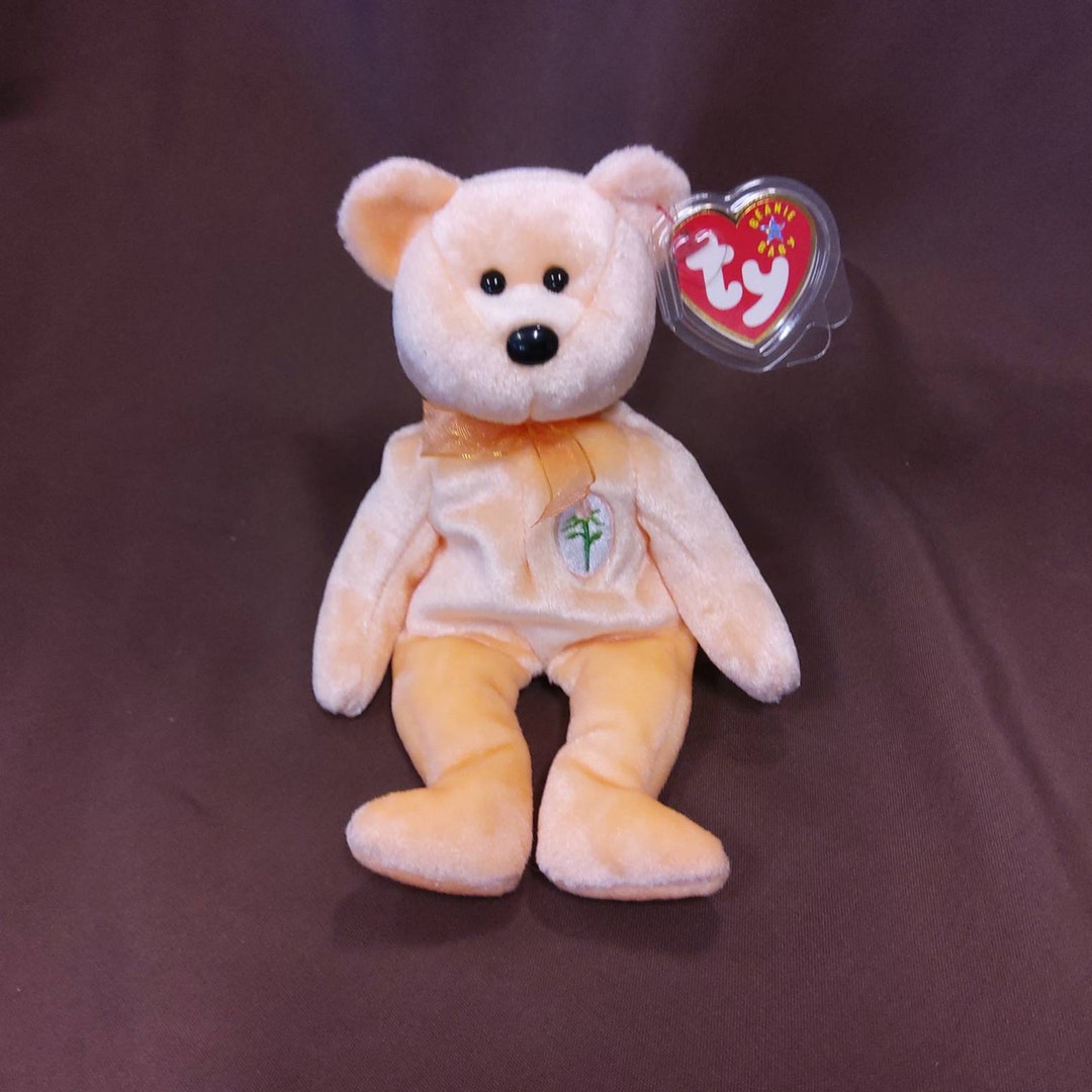 TY Beanie Baby "dearest" the Bear. New, Never Played With. Stored in a ...