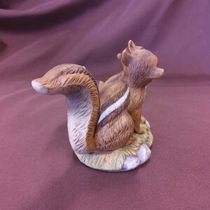 HOME INTERIOR MASTERPIECE sweetheart Chipmunks Figurine. Vintage Dated ...