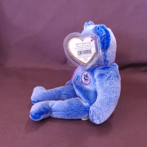 TY Beanie Baby "periwinkle" the Bear. New, Never Played With. Stored in ...