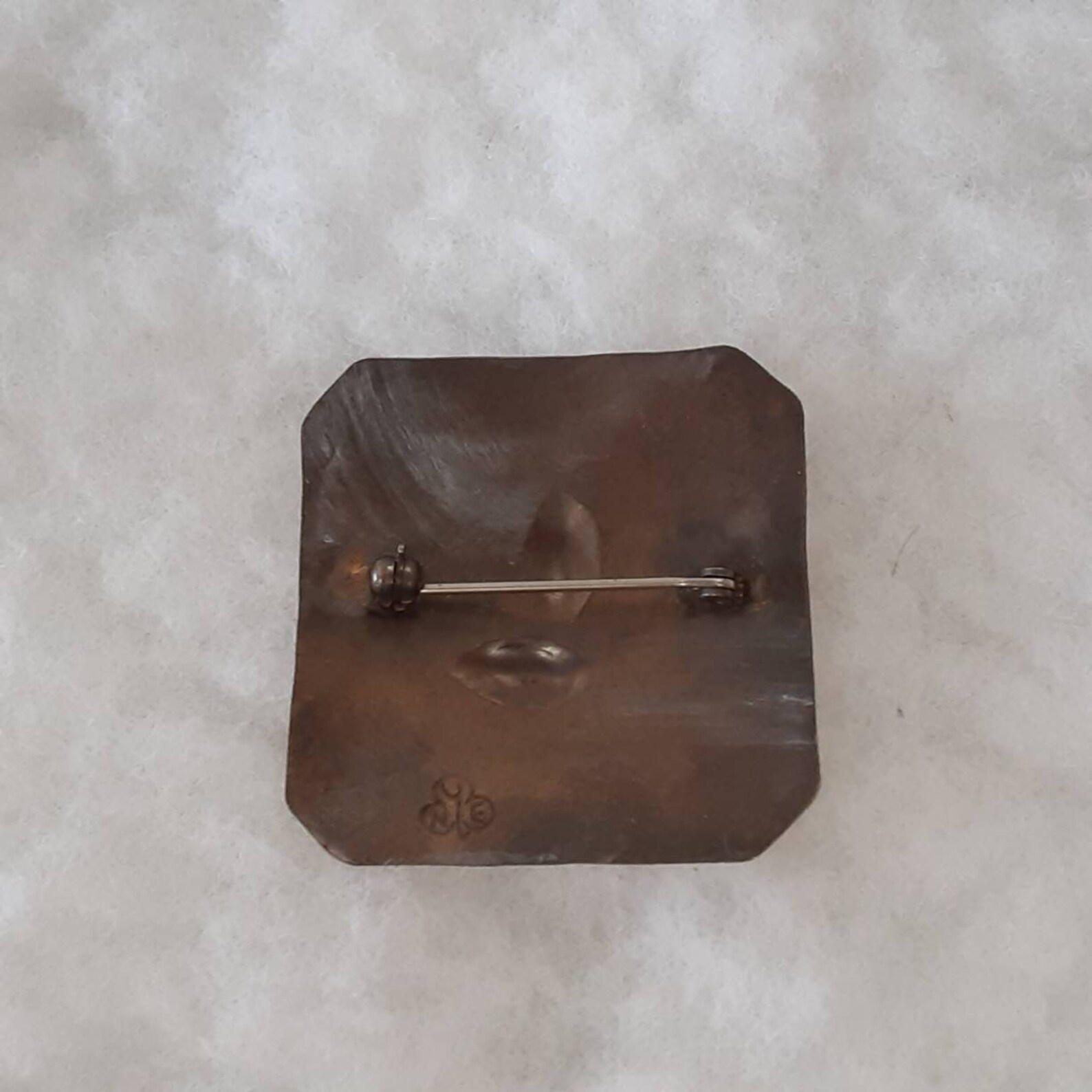 Stuart Nye Goldtone Pinecone Brooch. Maker's Mark Found on - Etsy