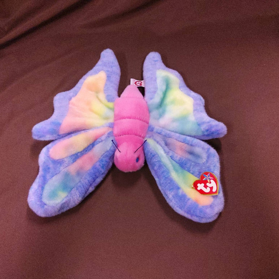 TY Beanie Buddy "flitter" the Butterfly. New, Never Played With. Stored ...