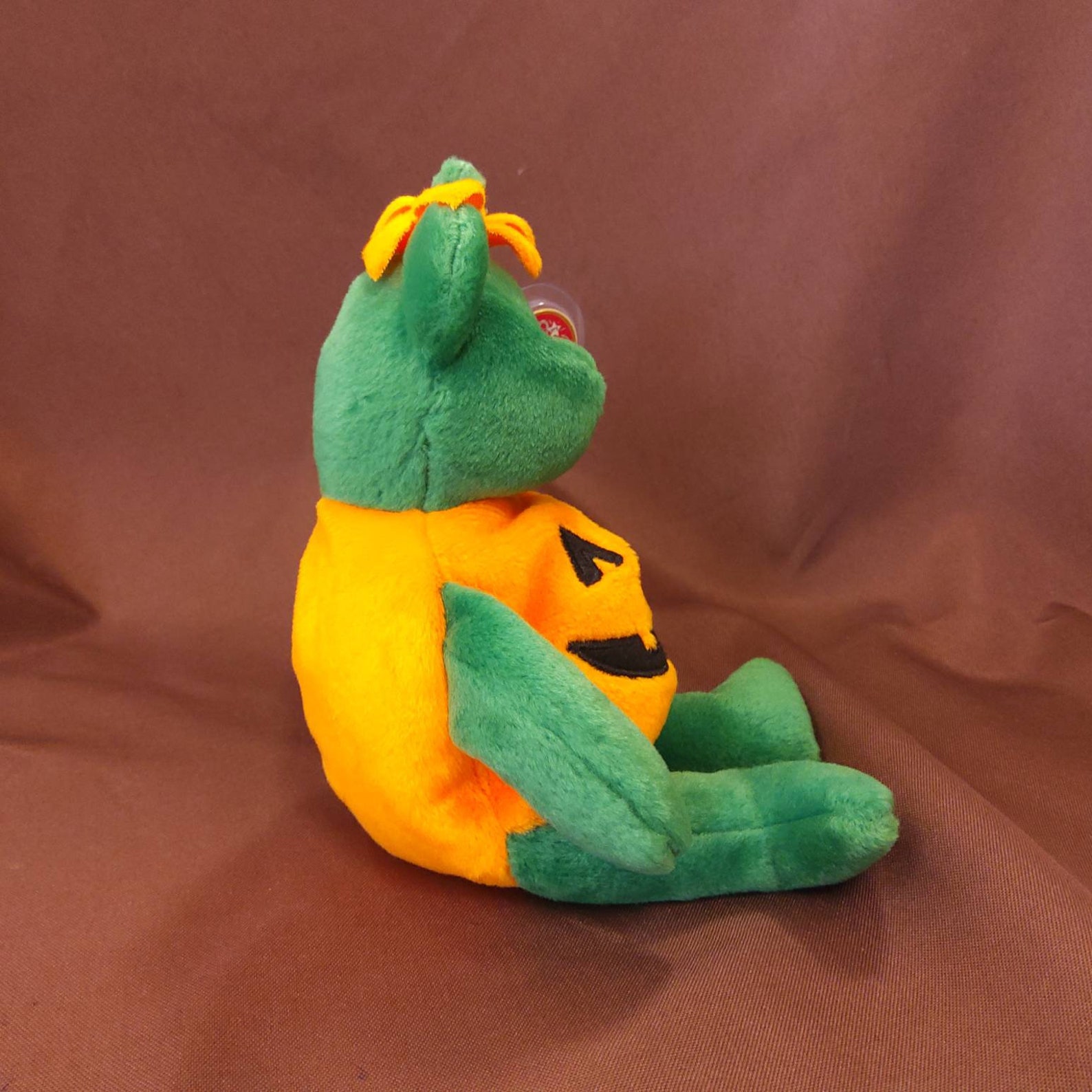 TY Beanie Baby tricky the Halloween Pumpkin Bear. - Etsy