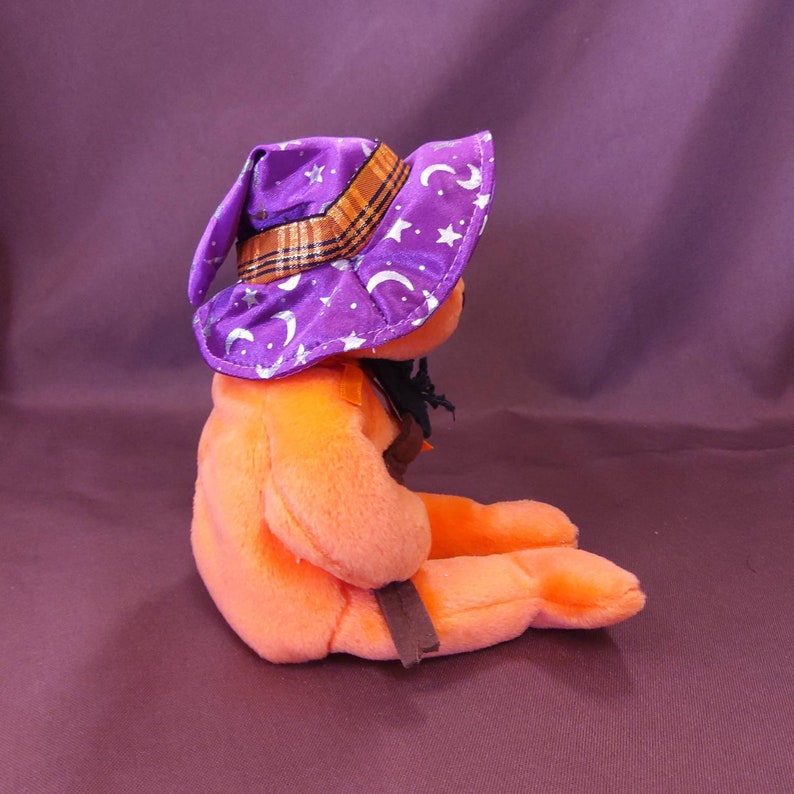 TY Beanie Baby "prunella" the Halloween Witch Bear. New, Never Played ...