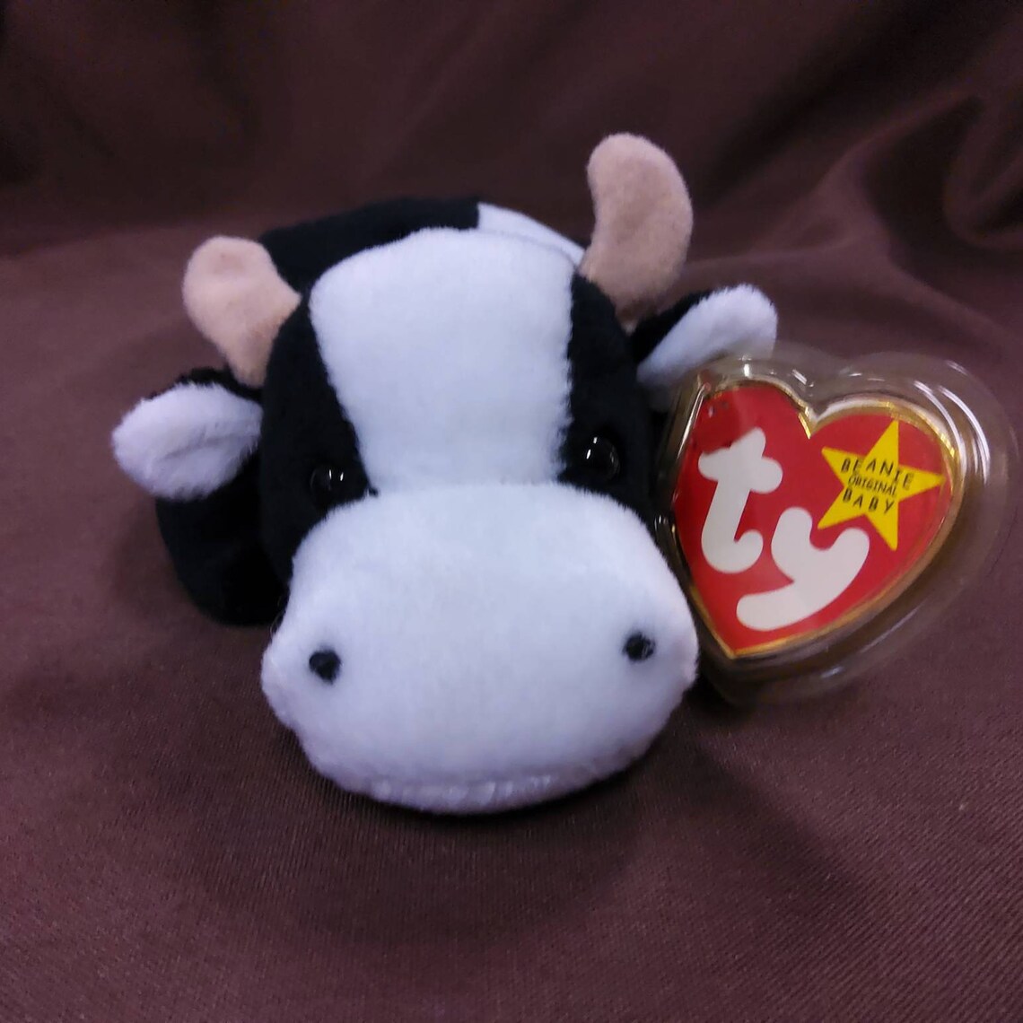 TY Beanie Baby "daisy" the Cow. New, Never Played With. Stored in a ...