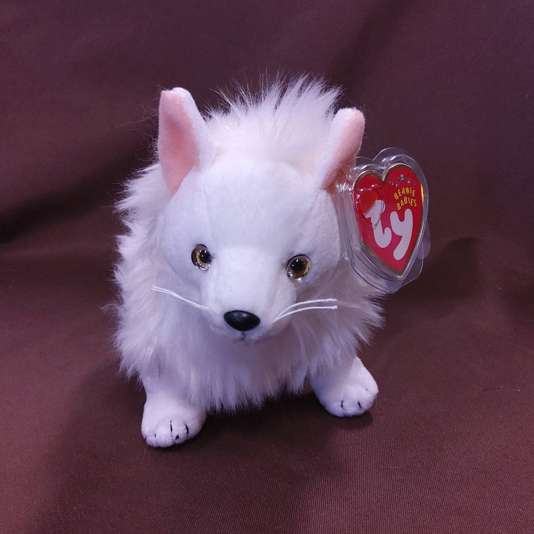 TY Beanie Baby "snocap" the White Arctic Fox. New, Never Played With ...