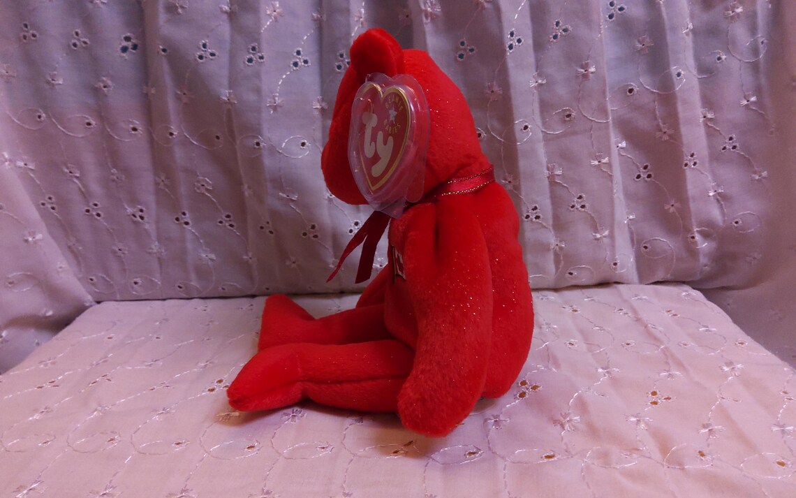 TY Beanie Baby "pierre" the Red Canadian Bear. New, Never Played With ...