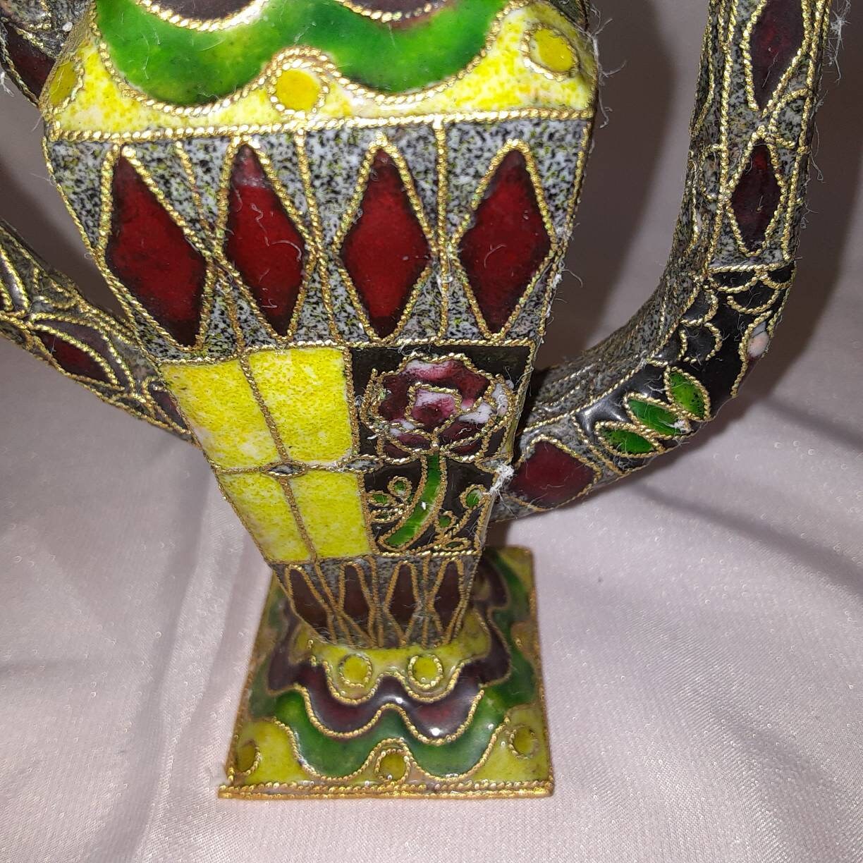 Cloisonné Teapot. Small Size and Comes With the Lid. | Etsy