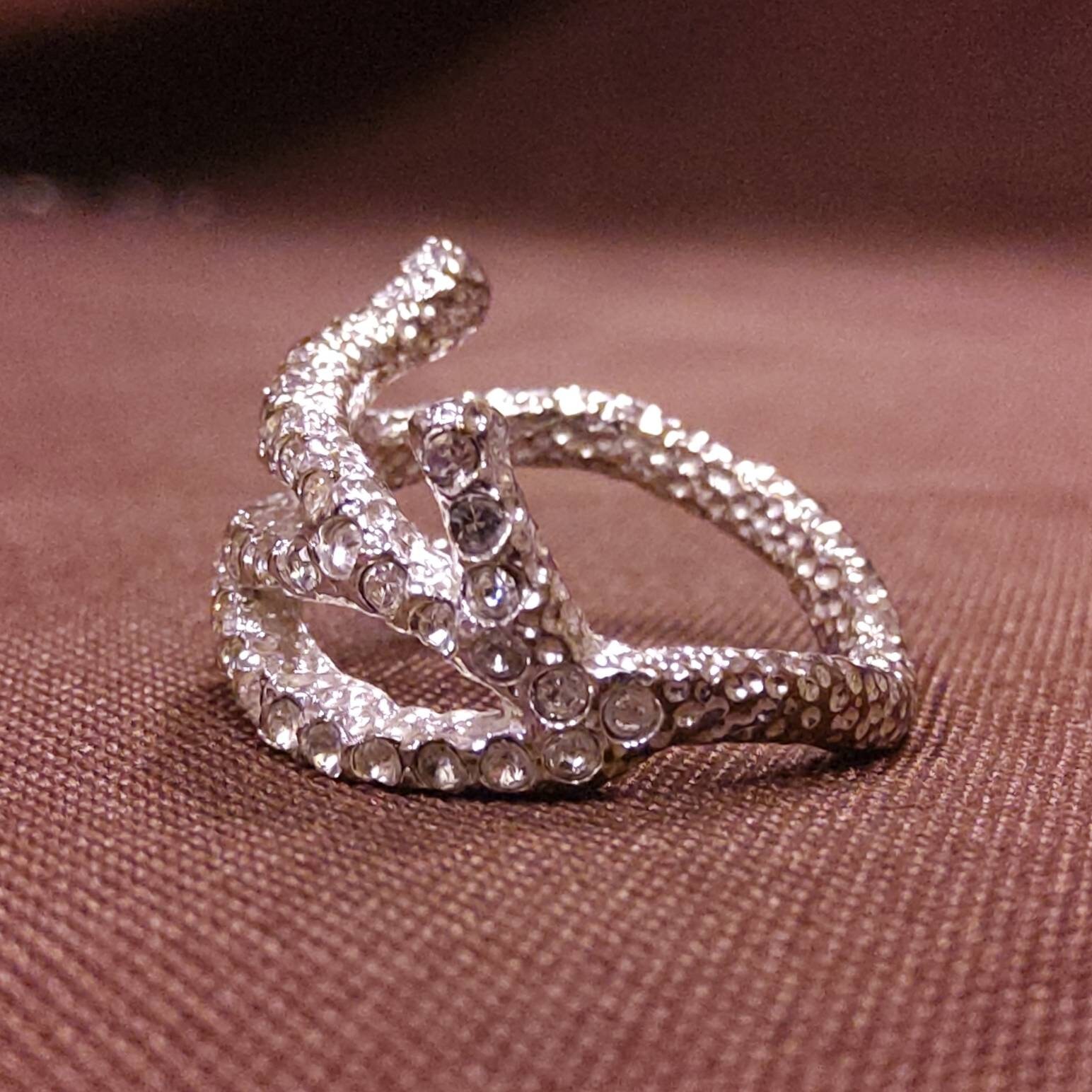 Stunning Silvertone Ring That Looks Like a Branch of Coral | Etsy