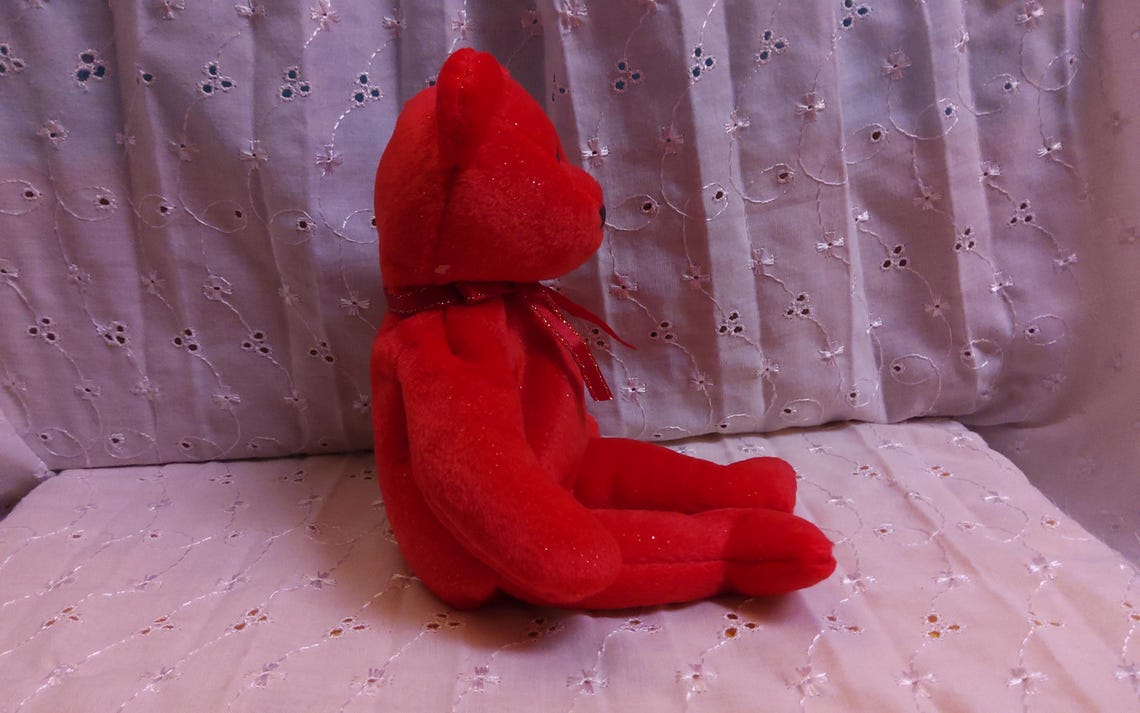 TY Beanie Baby "pierre" the Red Canadian Bear. New, Never Played With ...