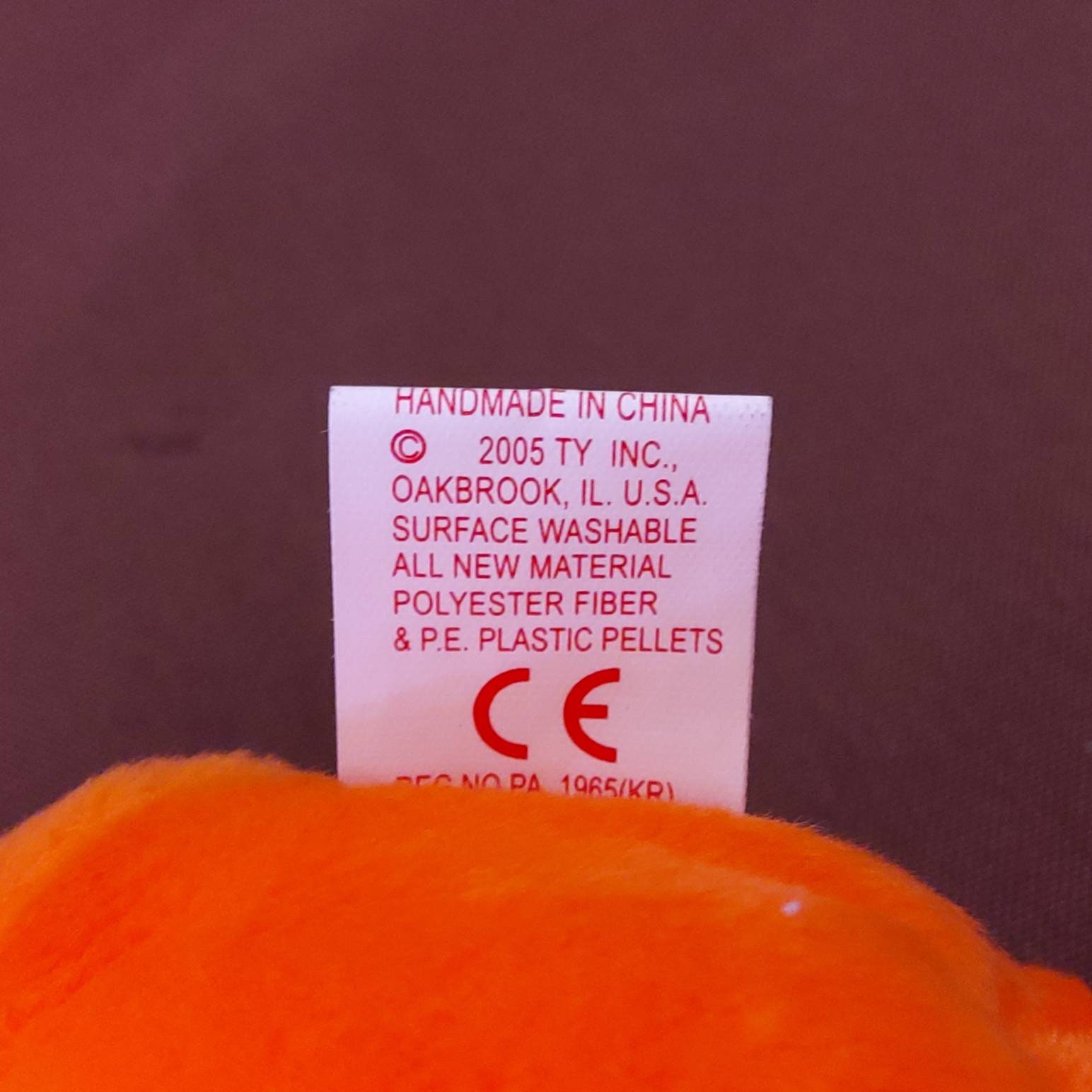 TY Beanie Baby "prunella" the Halloween Witch Bear. New, Never Played ...