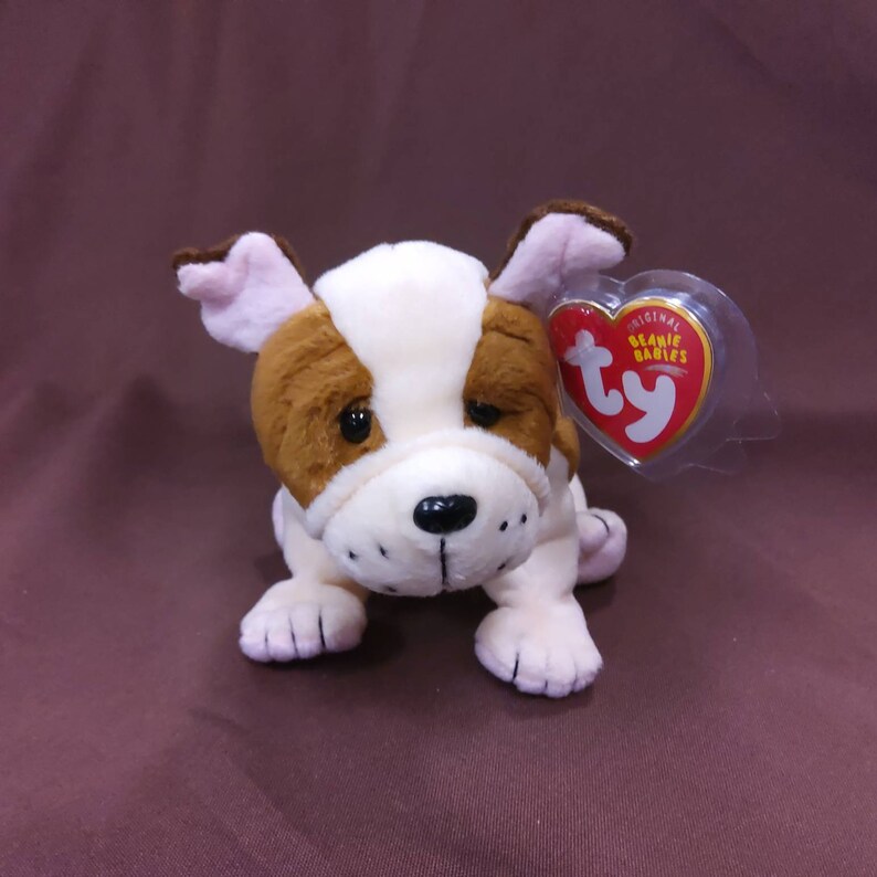 TY Beanie Baby huggins the Bulldog. New Never - Etsy